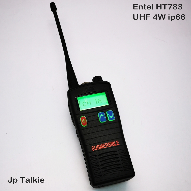 Entel HT783 救生艇 船用 海事防水機 UHF 4 Watt Waterproof Ip68 Walkie-talkie Two ...