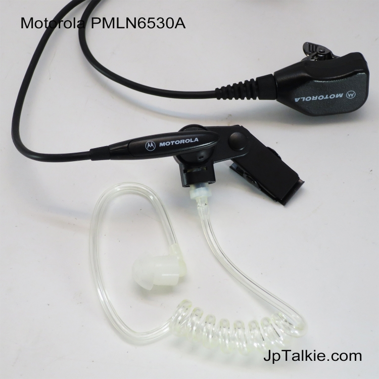 PMLN6530A 原裝Motorola P3688 對講機耳機 冬菇頭型耳塞 G4真空管 透明軟膠耳塞螺旋彈簧導管傳音 中軟V粗線 ...