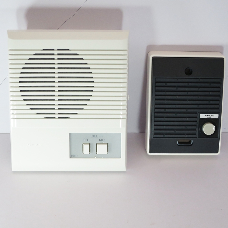 Aiphone LE-D 分機 門口雙向對講機,客服櫃檯對講系統, 音質清晰無雜訊 安裝簡便操作容易 有線對講機 深啡色-JpTalkie波音通訊-香港對講機專門店 批發零售 安裝設計工程